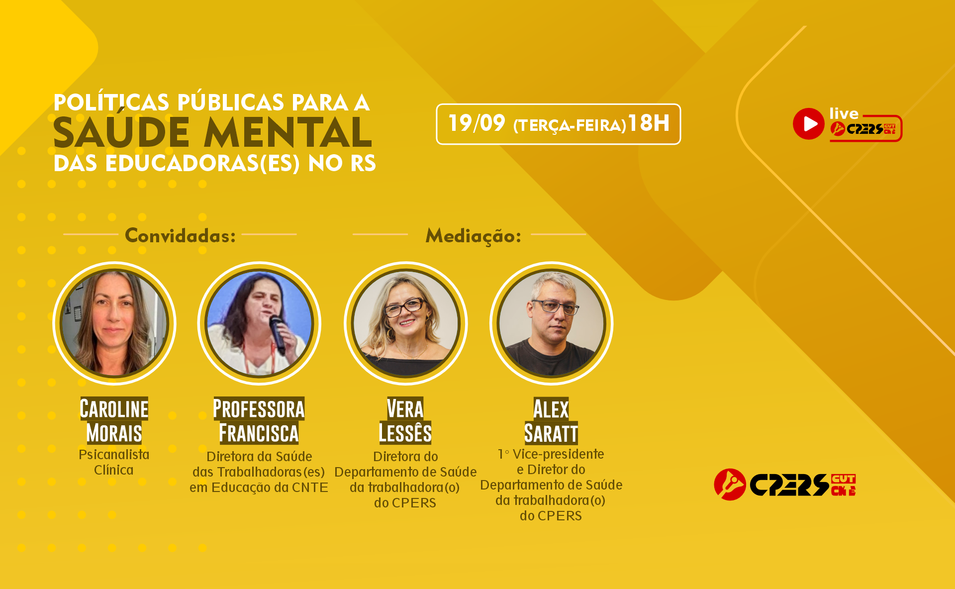 Setembro Amarelo: políticas públicas para a saúde mental das educadoras ...